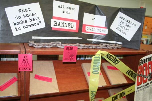 Banned Book Week – School Library Displays