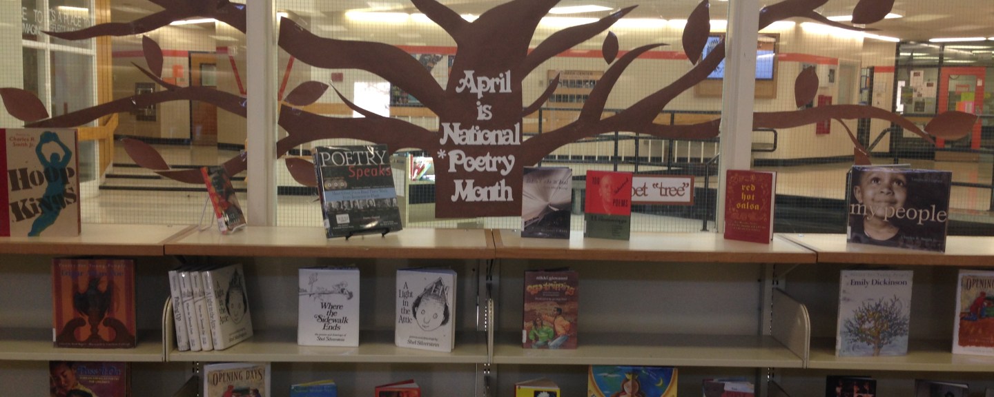 April/May Poetry display – School Library Displays