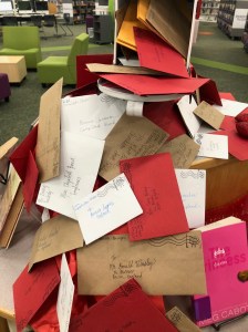 Love Letters in the Library – School Library Displays